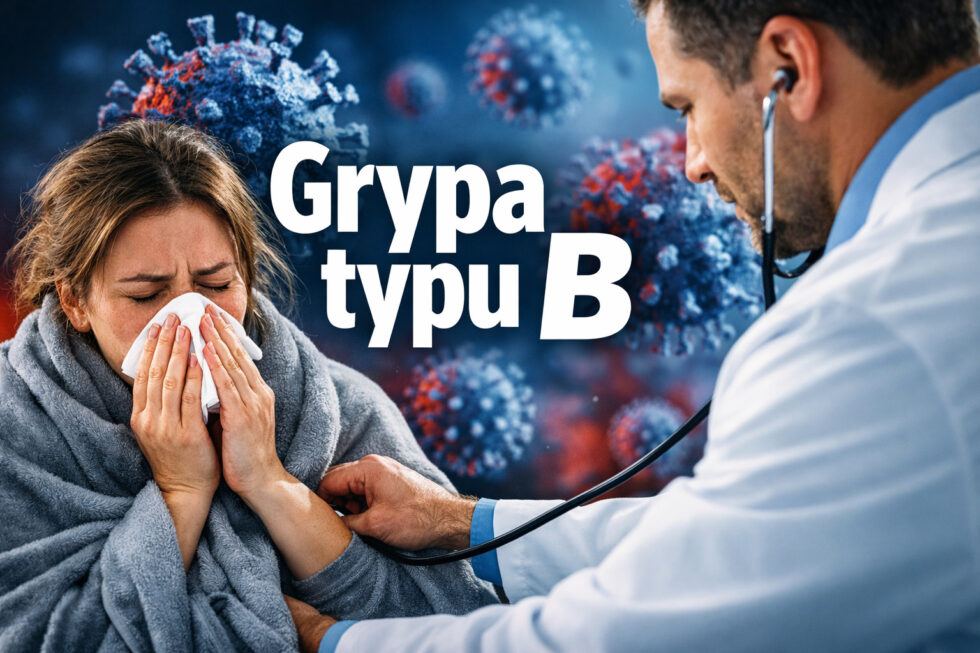 Grypa typu B – objawy, leczenie, powikłania, kiedy zaraża | ReceptaX.pl